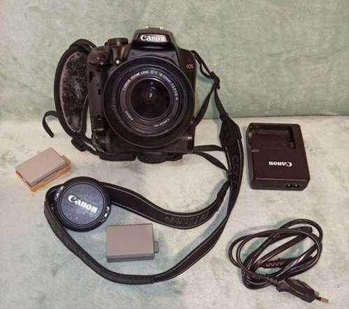 Фотоаппарат Сanon EOS 1000D с батарейным блоком