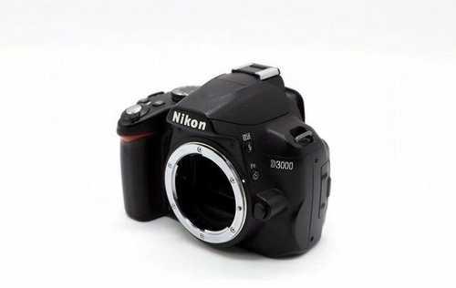 Nikon D3000 body (пробег 10к кадров)