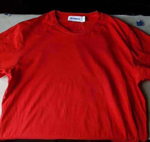 Jil Sander Red Tee Красная Футболка