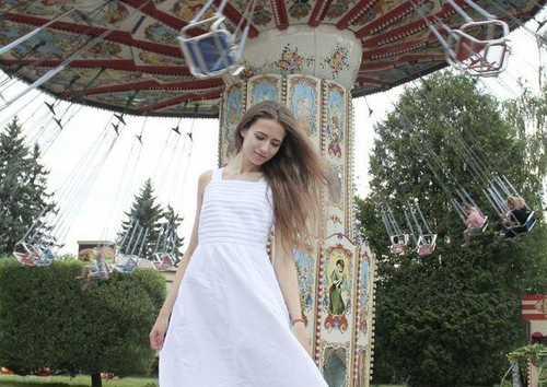 Белый сарафан миди ASOS платье