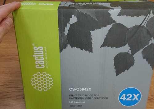 Картридж Cactus CS-Q5942X HP LaserJet 4250/4350