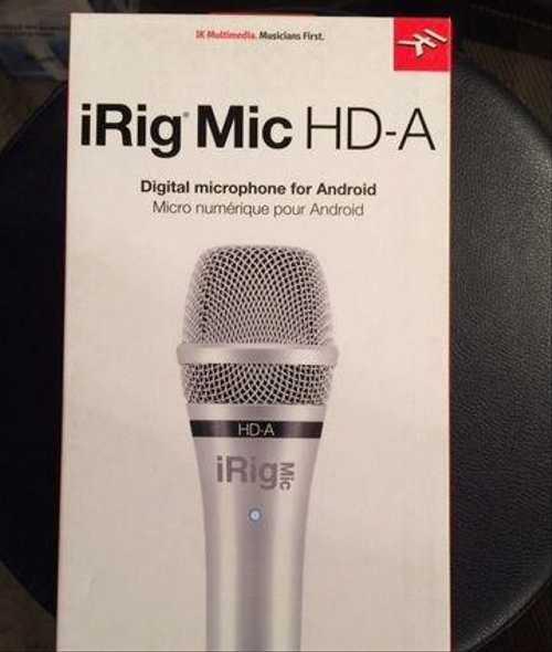 Студийный микрофон irig mic hd-a для android