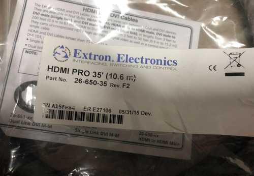 Новый кабель Extron Pro hdmi - 10.6 м