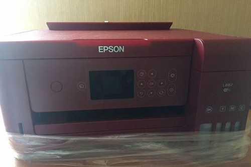 Мфу Цветной принтер epson l4167(струйный)