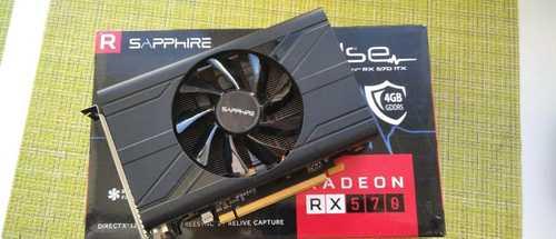 Видеокарта sapphire rx 570 pulse itx 4 gb