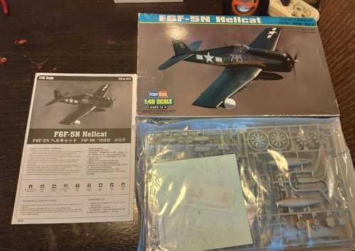 Сборная модель самолёта F6F - 5N Hellcat. 1/48