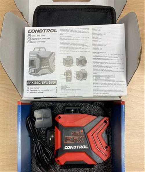 Лазерный уровень Condtrol EFX 360/3