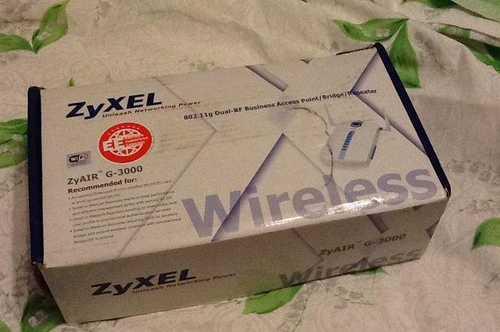 Точка доступа zyxel zyair-g3000