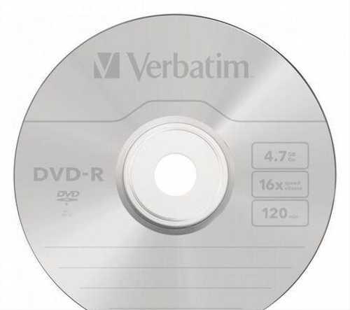Оптический диск DVD-R Verbatim 4.7гб 16x