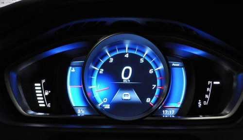 Приборная панель Volvo. TFT. Цветная