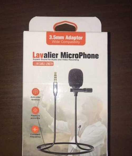 Петличный микрофон 3.5mm