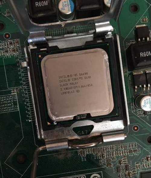 Процессор s775 q6600 степинг g0 с мат платой и озу
