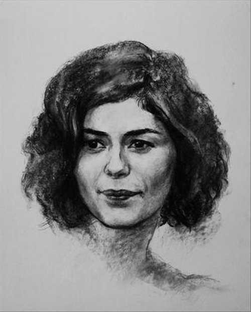 Картина. Портрет Audrey Tautou