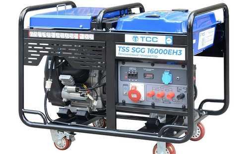 Бензиновый генератор TSS SGG 16000EH3 новый