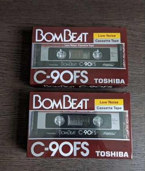 Toshiba BomBeat C-90FS аудиокассеты 2 шт новые