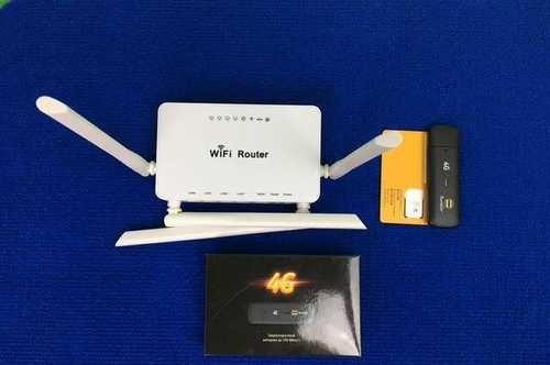 Роутер ZBT 4G Wi-Fi + совместимый 4G модем