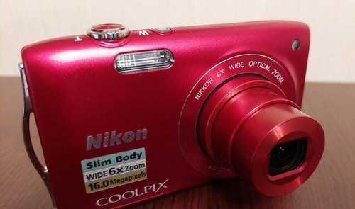 Фотоаппарат Nicon Coolpix S3200