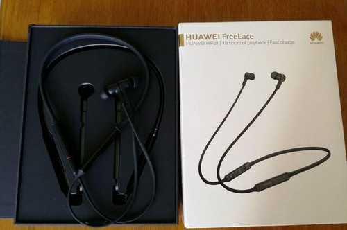 Наушники Huawei FreeLace, черные (беспроводные)