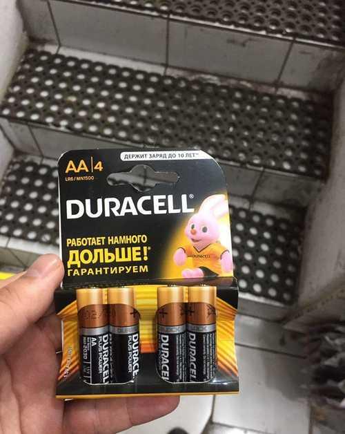 Батарейки Duracell пальчиковые и мизинчиковые