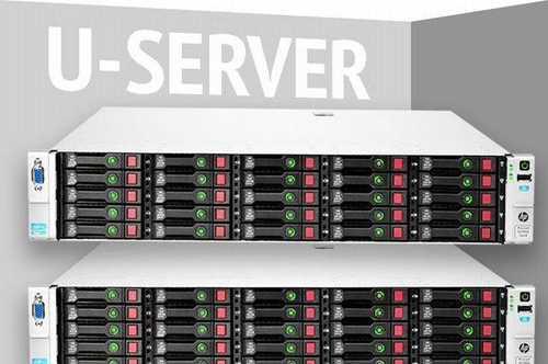 Сервер HP DL380p G8 25SFF 2x2620v2 16Gb p420i 1Gb