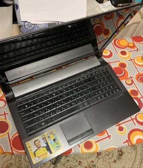 Металлический игровой ноутбук asus N53 i7/8gb/750