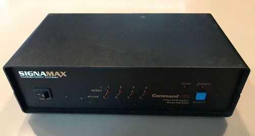 Signamax 098-8040 4-port ps/2 kvm switch