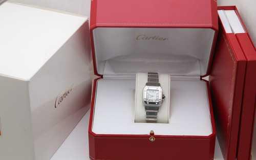 Женские Часы Cartier Santos Galbee W20054D6