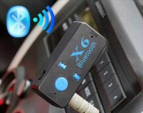 Адаптер X6 Bluetooth AUX с микрофоном