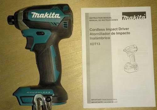 Новый шуруповерт импакт Makita XDT13 (DTD153Z)