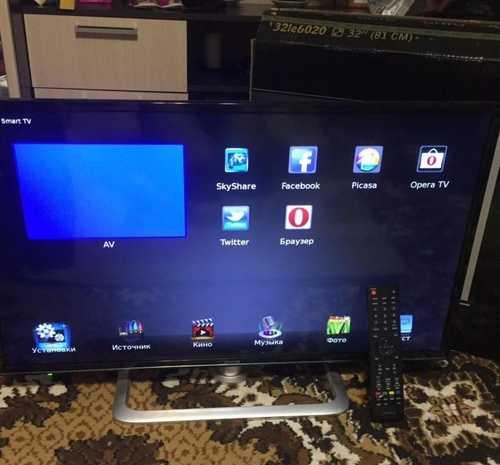 Aiwa 32LE6020 Smart TV Wi-Fi цифровой тюнер T2