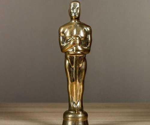 Статуэтка "Оскар" золотистый, тяжелый, большой