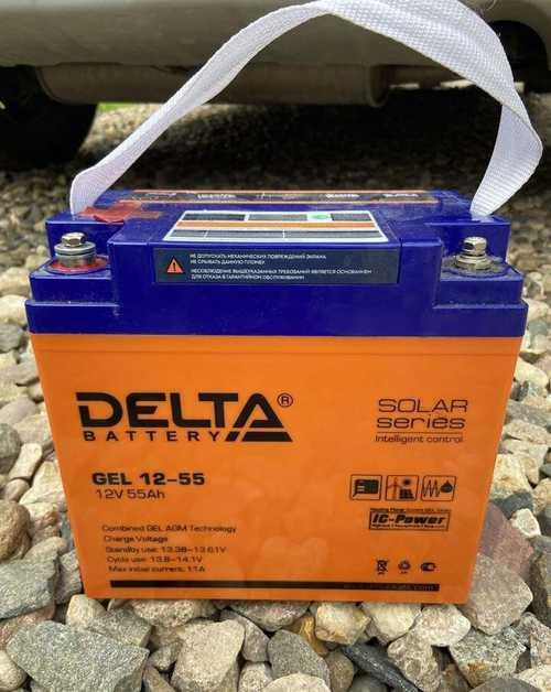 Аккумулятор Delta серия GEL 12-55
