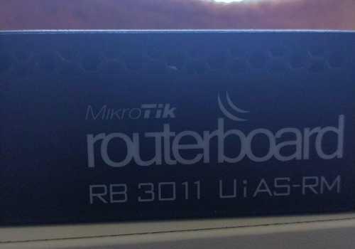 Роутер mikrotik RB3011uias-RM, черный