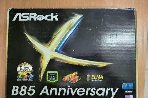 1150 Asrock B85 Anniversary Maning 6 карт проверка