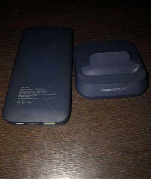 Power bank interstep с беспроводной зарядкой