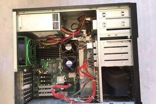 Сервер 2xE5405, 12gb RAM. Рабочий