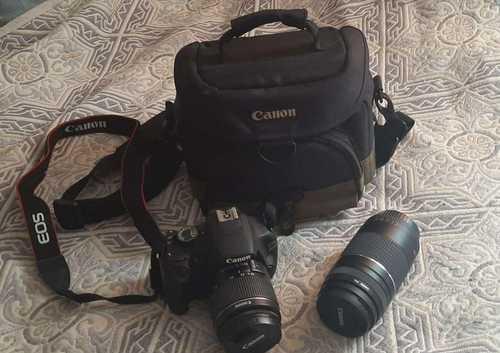 Canon eos 1200D сет + обьектив Canon Zoom Lens EF