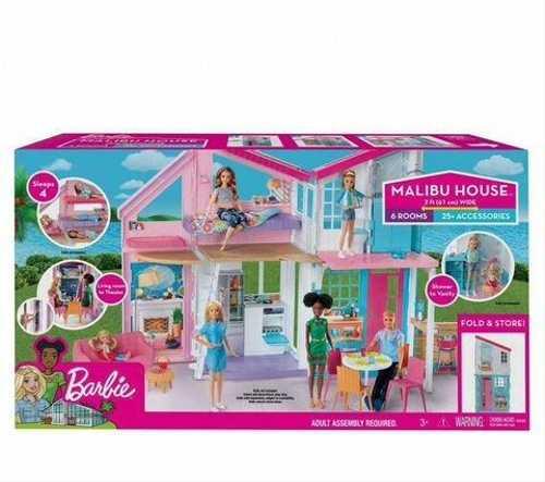 Кукольный домик Barbie Новый дом в Малибу