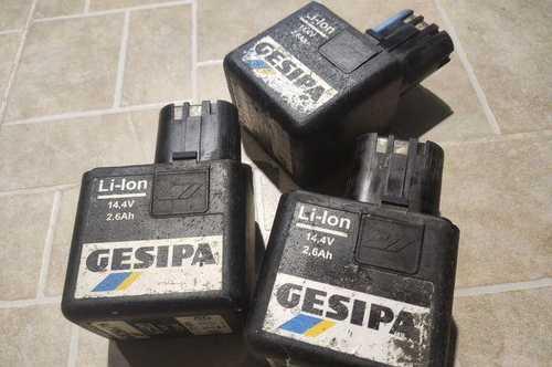 Аккумулятор gesipa 14,4v / 2,6 Ah /LI-ION