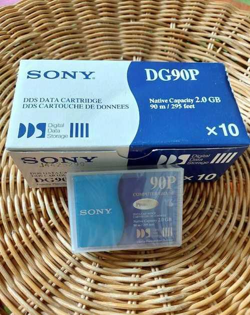 Кассеты DAT Sony DDS-1 DG90P 2/4 гб data cartrdge