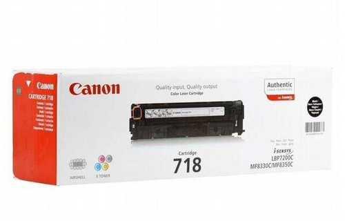 Лазерный картридж Canon 718 Bk (2662B002) Black