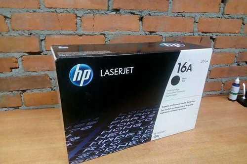 Оригинальный картридж hp Q7516A № 16A чёрный