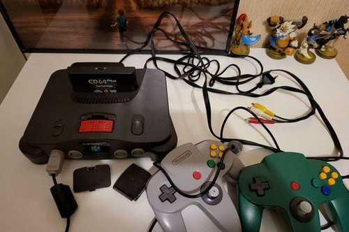 Nintendo 64 EUR + expansion pack + ED64