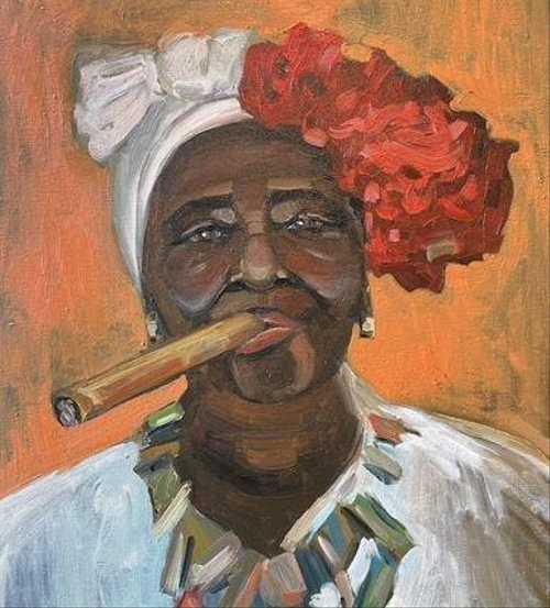 Картина «Кубинская женщина»