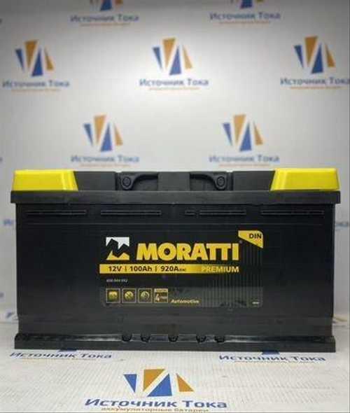 Аккумулятор Moratti 6ст- 100 R+ оп/необслуж