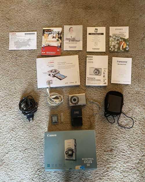 Видеокамера canon digital ixus 50