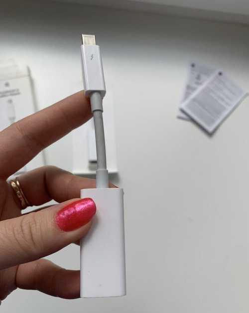 Адаптер для apple Thunderbolt to Gigabit Ethernet