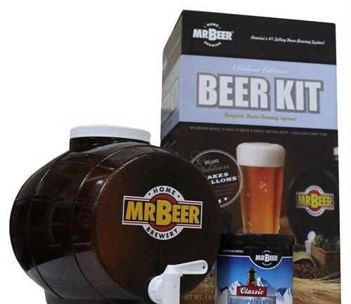 Домашняя мини-пивоварня Mr.Beer Deluxe Kit