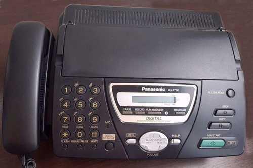 Телефон - факс Panasonic KX-FT76RU