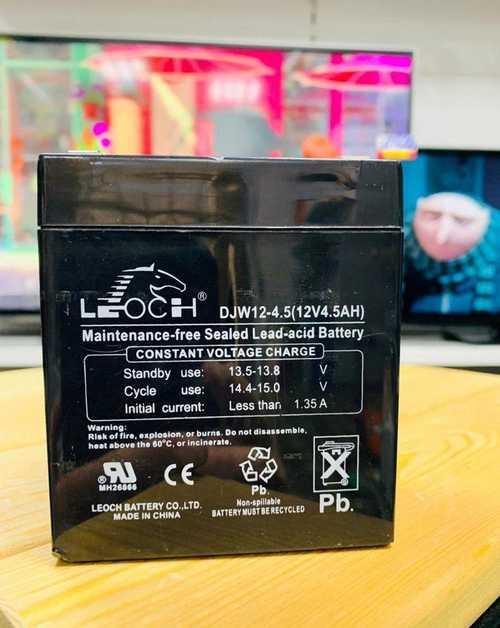 Аккумулятор leoch DJW12-4.5 (12V / 4.5Ah)